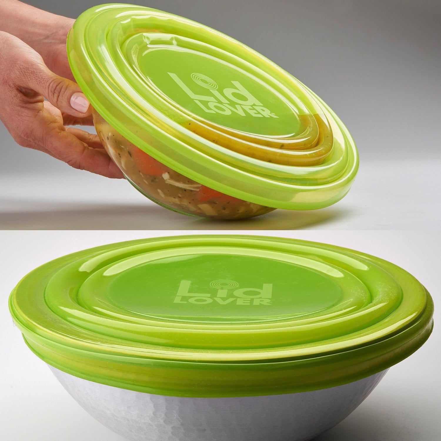 LidLover Combo - Snug Seal For Food, Protects Food & Makes Transportin